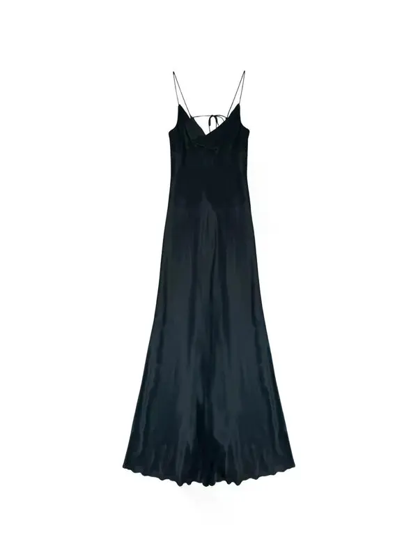 OSCAR THE COLLECTION Spaghetti-strap Maxi Dress