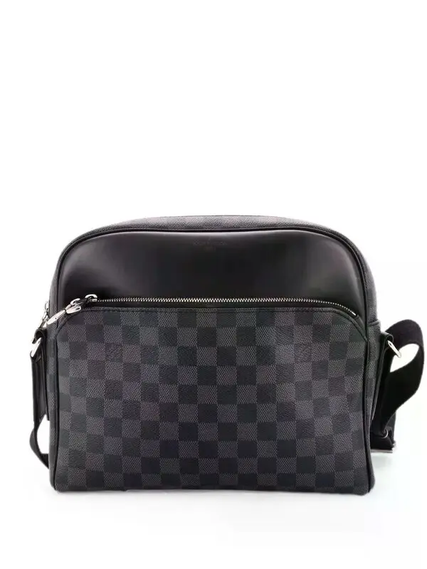 LOUIS VUITTON Dayton Reporter Bag Damier Graphite Pm Crossbody Bag