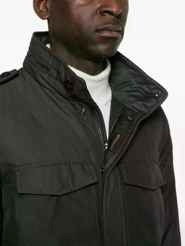 MOORER Four-pocket Epaulette Jacket