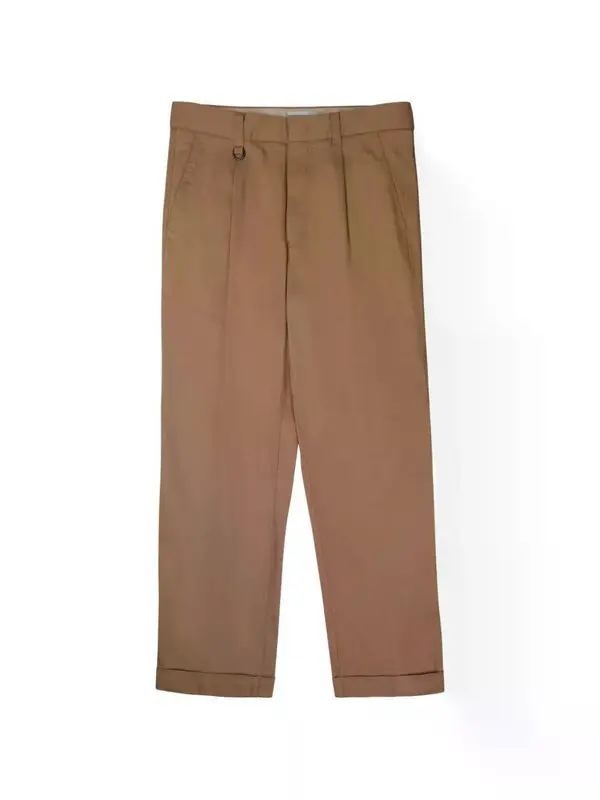 PAOLO PECORA Pleated Detail Straight-leg Trousers