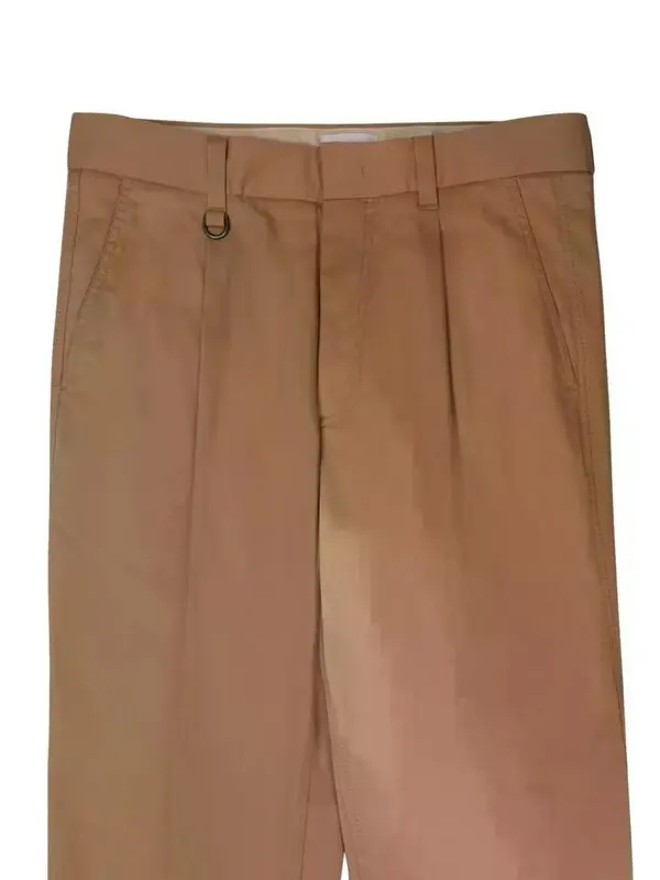 PAOLO PECORA Pleated Detail Straight-leg Trousers