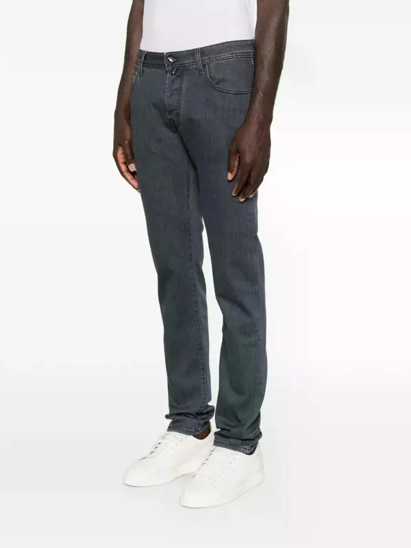 Jacob Cohen Logo-patch Straight-leg Jeans