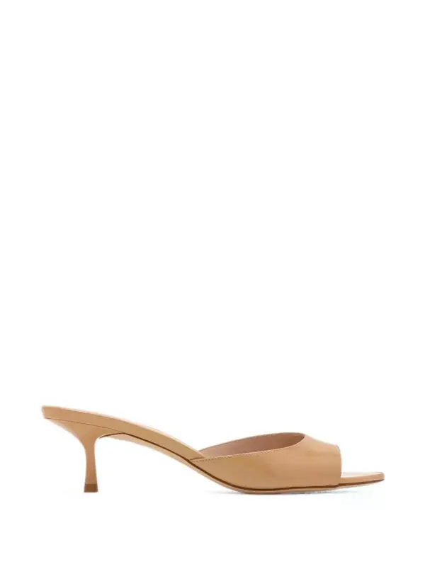 STUART WEITZMAN Lexington Patent-finish Sandals