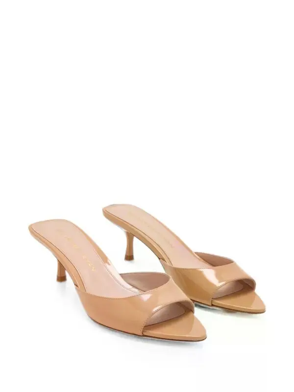 STUART WEITZMAN Lexington Patent-finish Sandals