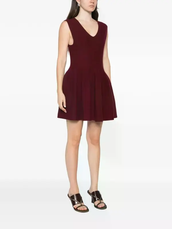 LISA YANG V-neck Mini Dress