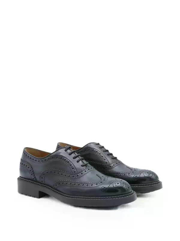 DOUCAL'S Brogue-detail Leather Lace-up Shoes