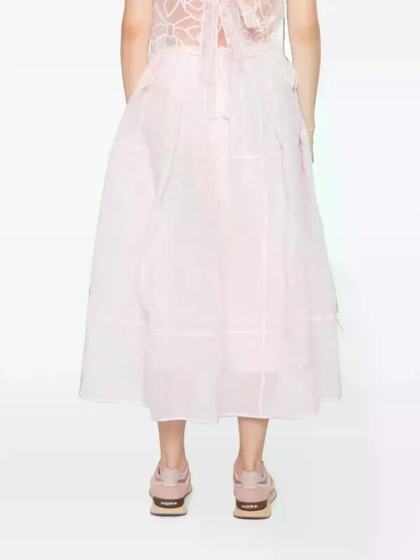 Cecilie Bahnsen Papillon Matelassé Maxi Skirt