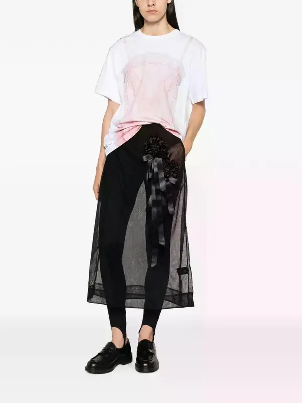 Simone Rocha Trompe L'oeil Print T-shirt
