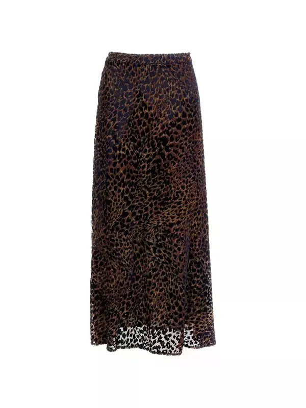 IRIE' Leopard-print Maxi Skirt