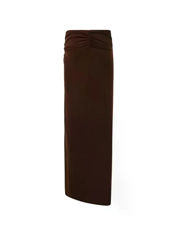 Andamane Twist-detail Gathered Maxi Skirt