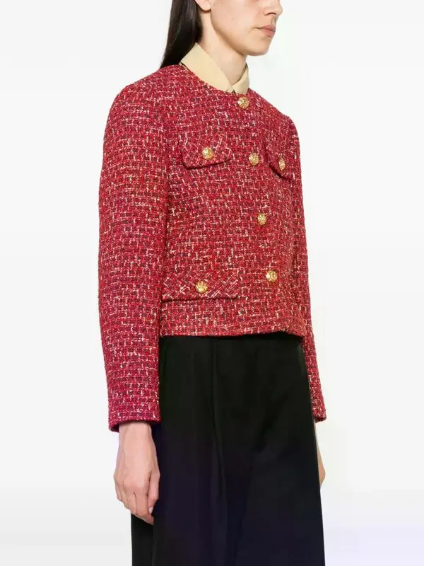 Valentino Garavani Buttoned Tweed Jacket