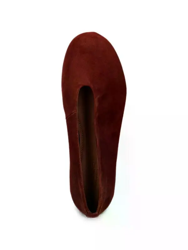 VAGABOND SHOEMAKERS Aleya Suede Almond-toe Ballet Flats