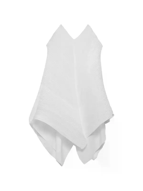 JW Anderson Pleated Handkerchief-hem Blouse