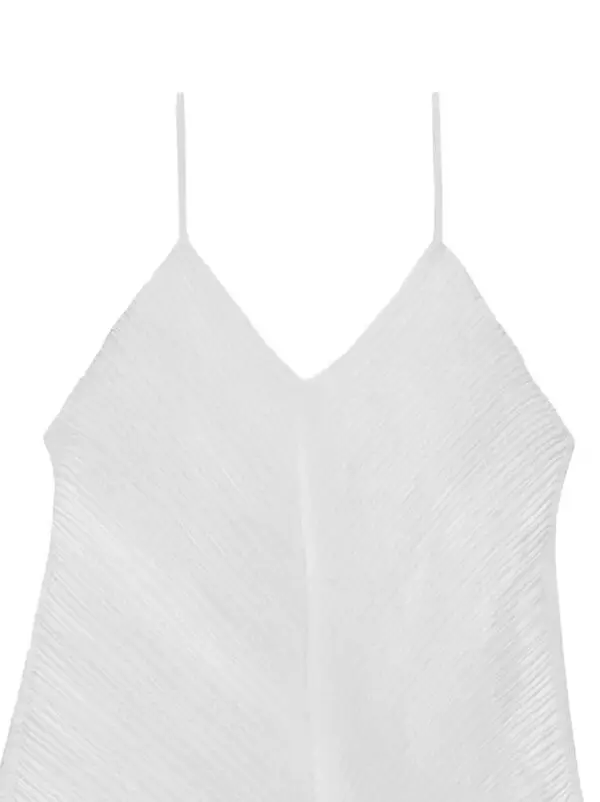 JW Anderson Pleated Handkerchief-hem Blouse - White