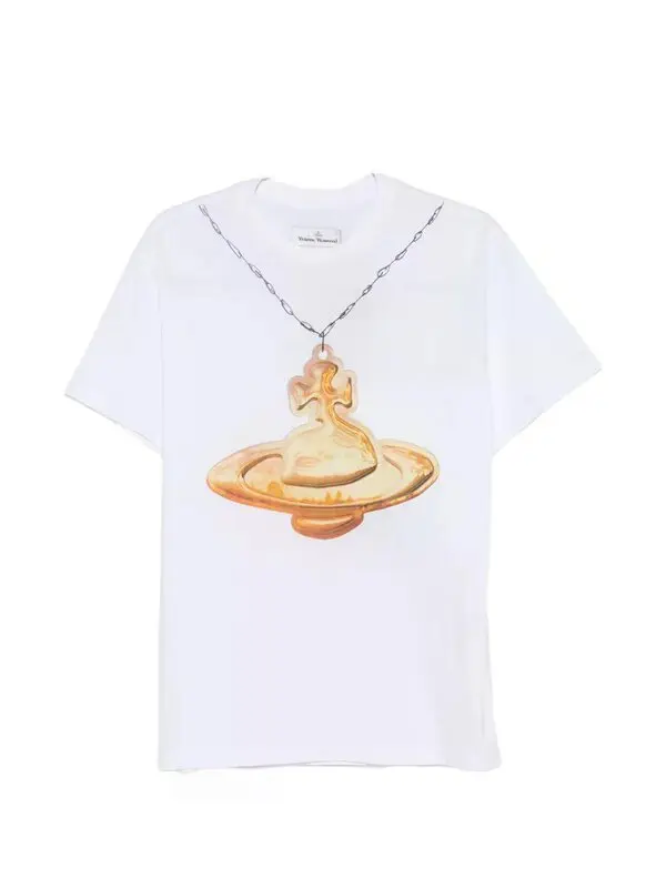 VIVIENNE WESTWOOD Orb-print Ribbed Tank Top - Blue