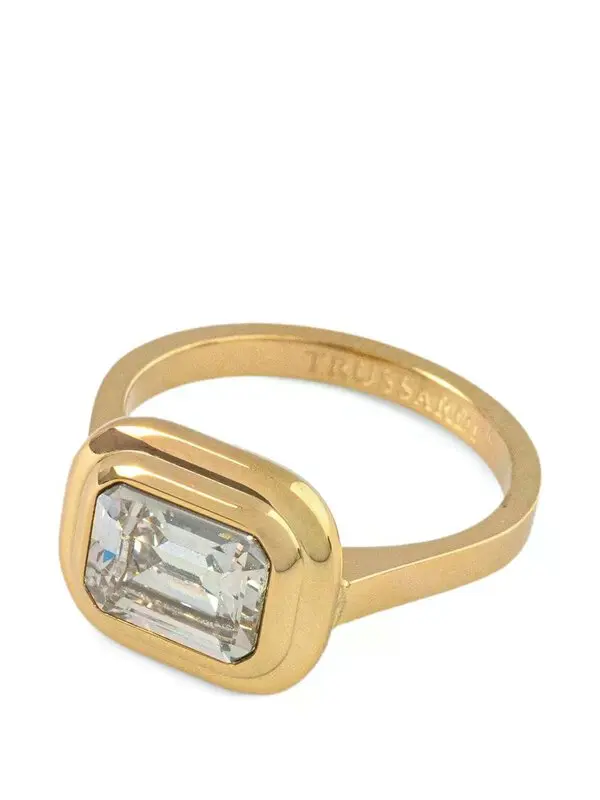 TRUSSARDI Crystal-embellished Ring - Gold