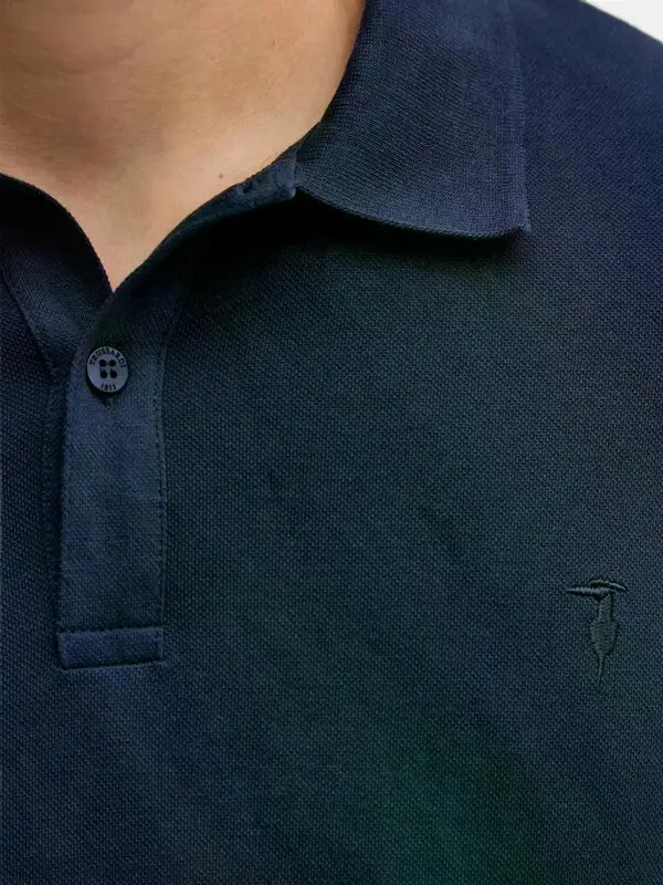 TRUSSARDI Logo-embroidered Short-sleeve Polo Shirt