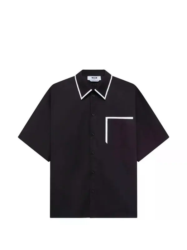 MSGM Piping-detail Chest-pocket Shirt