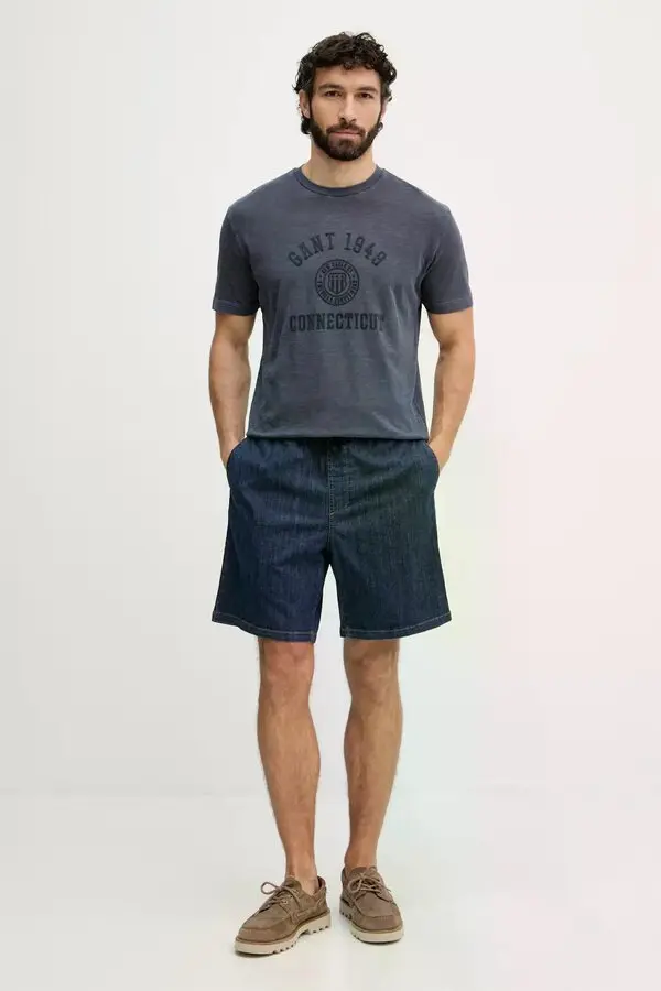 TRUSSARDI Drawstring Denim Shorts