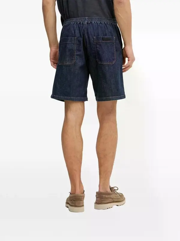 TRUSSARDI Drawstring Denim Shorts