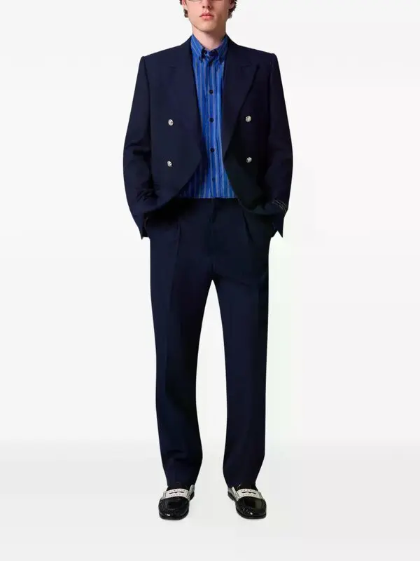MSGM Pleated-detail Tailored Trousers