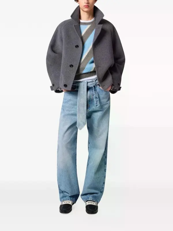 MSGM Diagonal-stripe Sleeveless Sweater