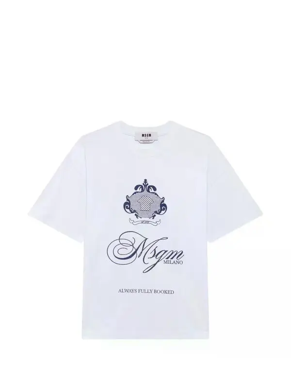 MSGM Logo-print T-shirt
