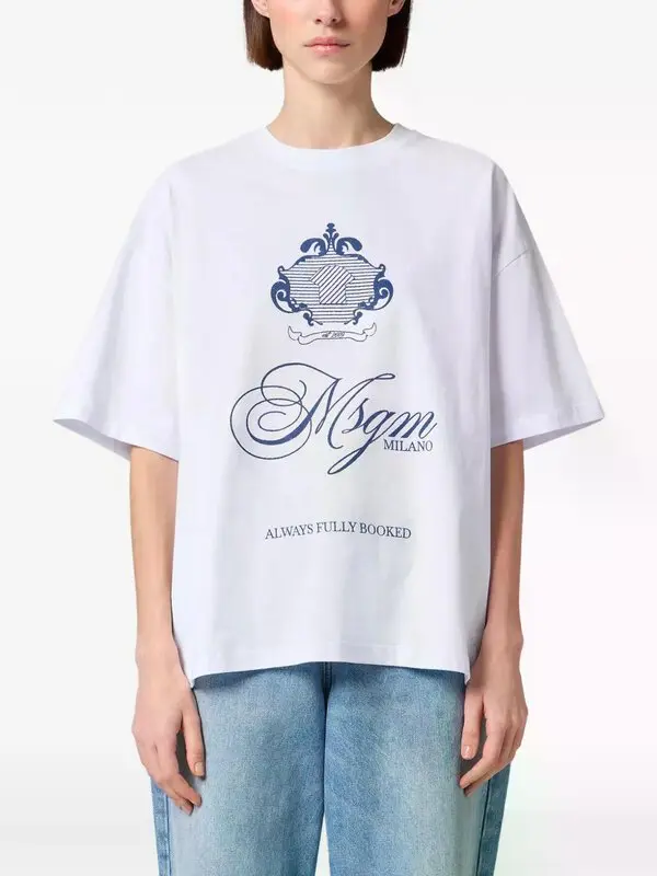 MSGM Logo-print T-shirt