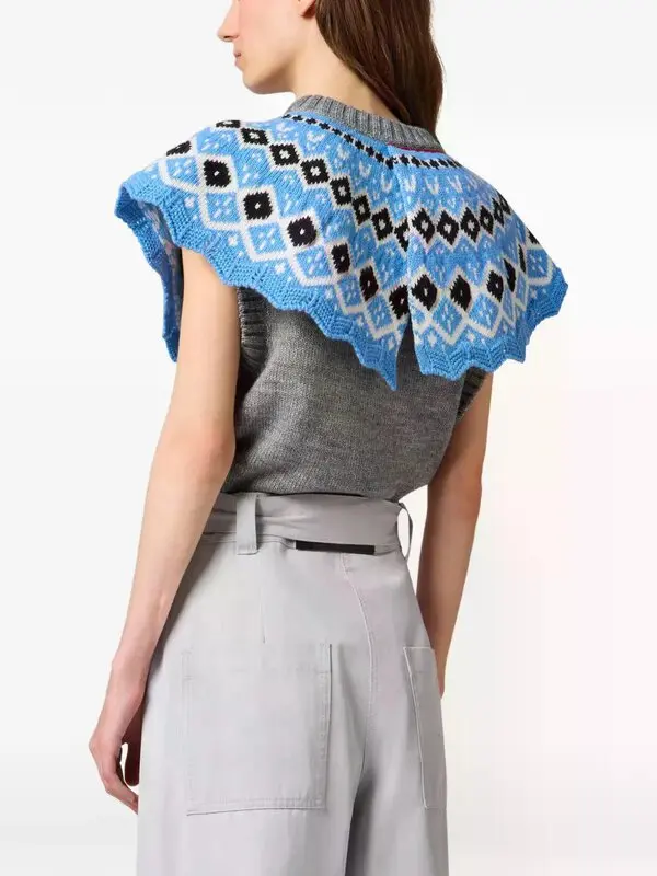 MSGM Ruffled-detail Tank Top