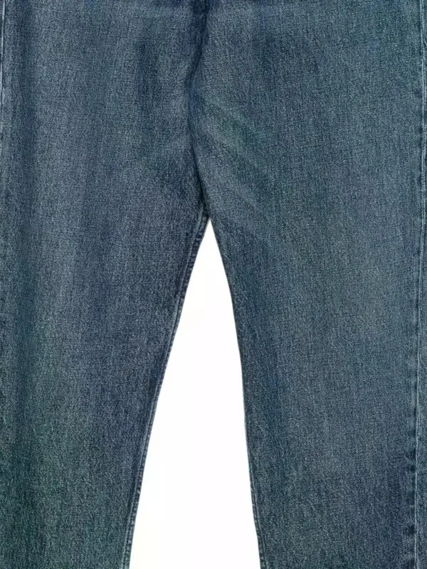 MSGM Logo Patch Wide-leg Jeans