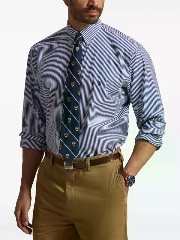 Polo Ralph Lauren Striped Pony Shirt - Blue