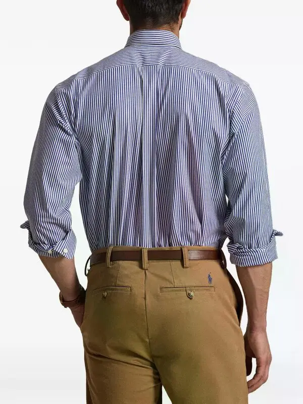 Polo Ralph Lauren Striped Pony Shirt - Blue