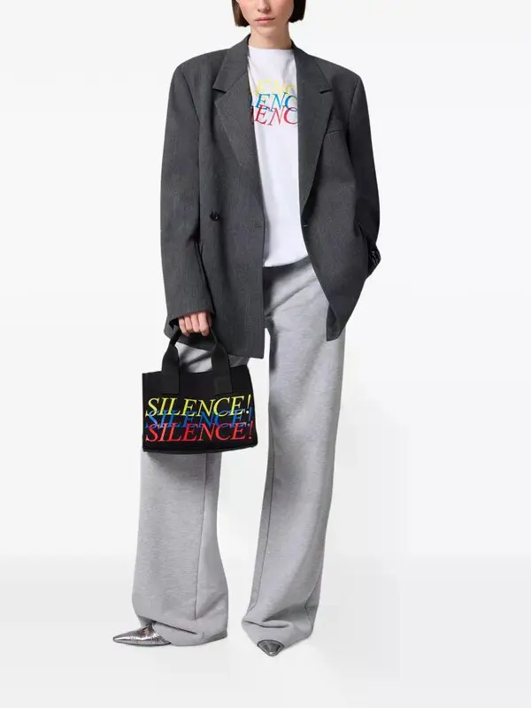 MSGM Slogan-print T-shirt