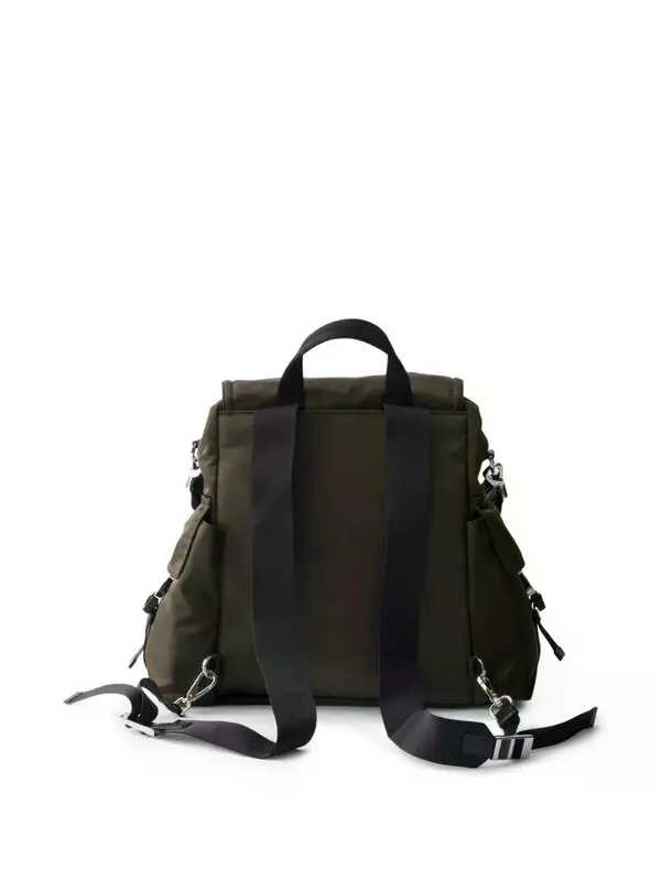 Prada Explore Re-nylon And Leather Backpack