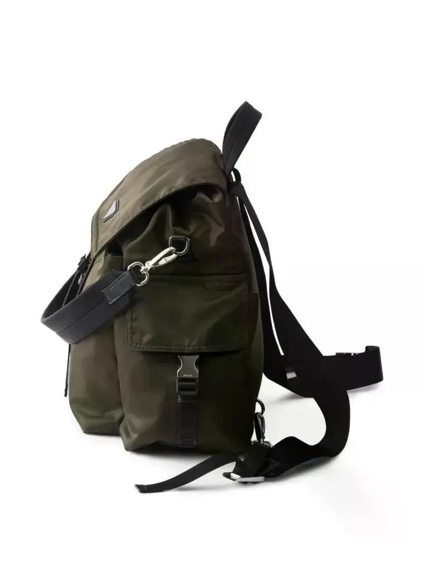 Prada Explore Re-nylon And Leather Backpack