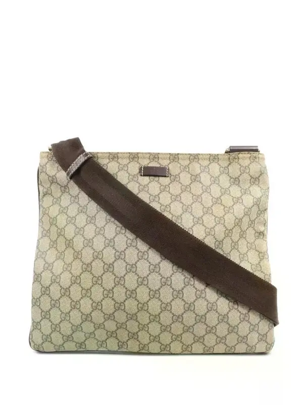 Gucci Gg Supreme Coated Canvas Shoulder Bag - Neutrals