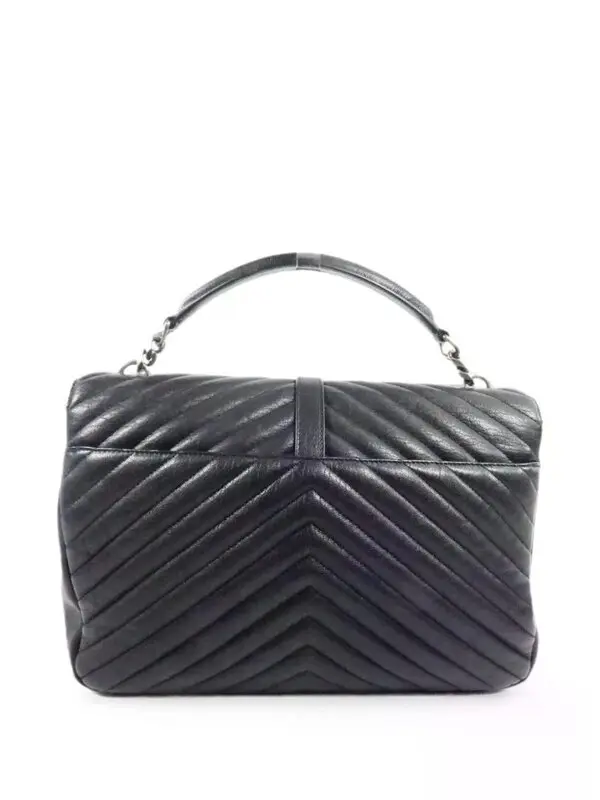Saint Laurent Large College Logo-plaque Tote Bag