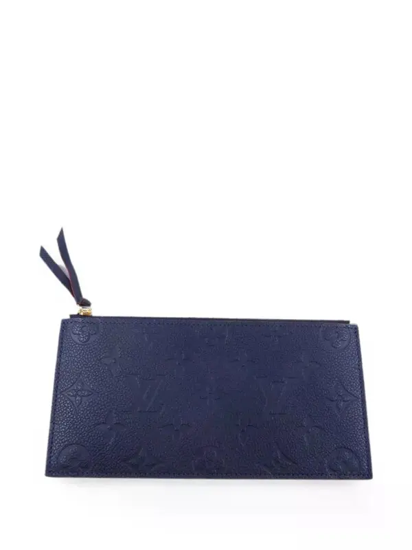 LOUIS VUITTON Monogram Empreinte Felicie Shoulder Bag - Blue