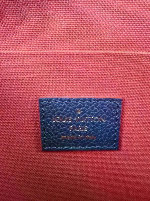 LOUIS VUITTON Monogram Empreinte Felicie Shoulder Bag - Blue