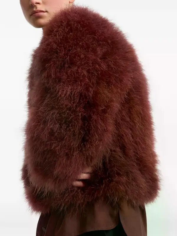 YVES SALOMON Feather-embellished Jacket