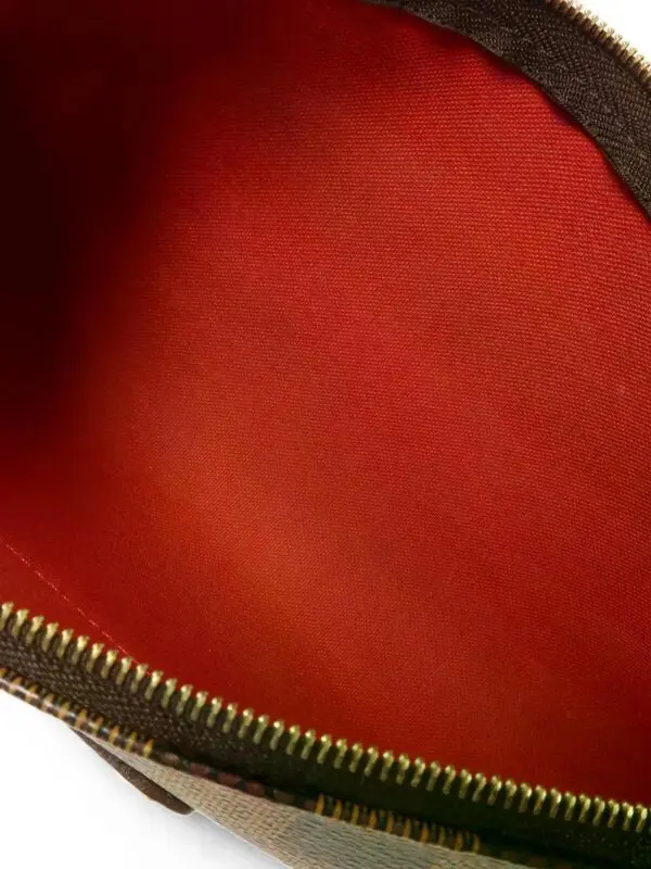 LOUIS VUITTON Eva Damier Ebène Canvas Tote Bag