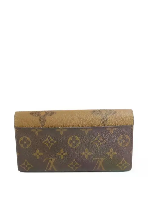 LOUIS VUITTON Sarah Monogram Reverse Wallet - Brown