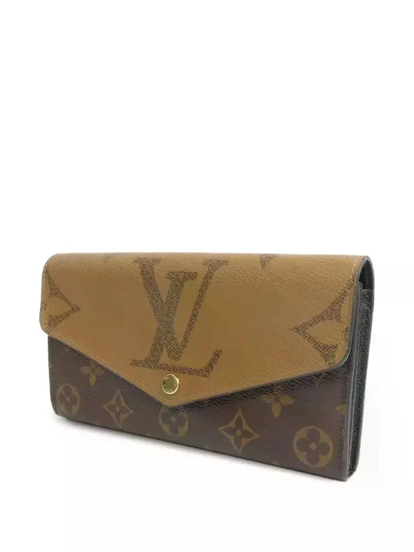 LOUIS VUITTON Sarah Monogram Reverse Wallet - Brown
