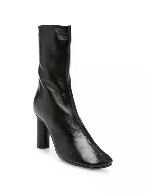 Paris Texas Zip-fastening Heeled Boots - Black