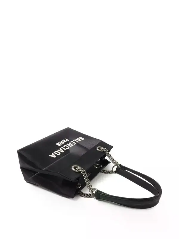 Balenciaga Mesh Panel Tote Bag