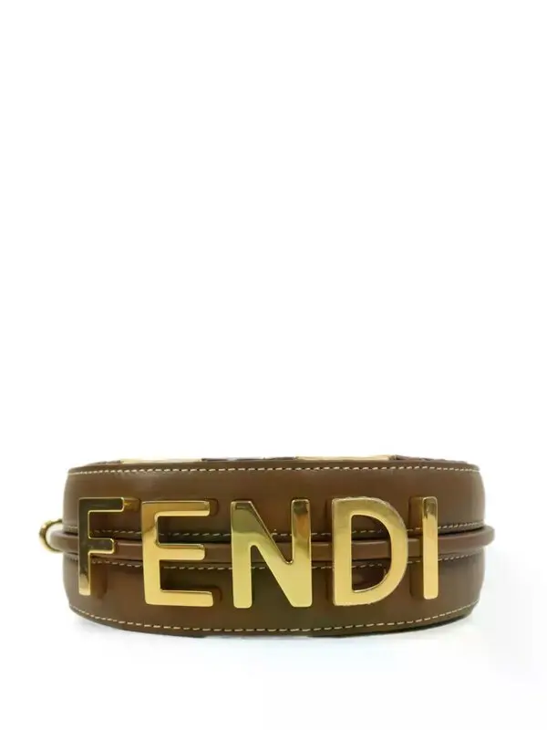 Fendi Nano Fendigraphy Raffia Handbag