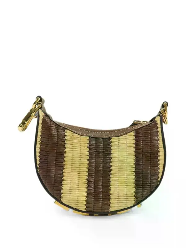 Fendi Nano Fendigraphy Raffia Handbag