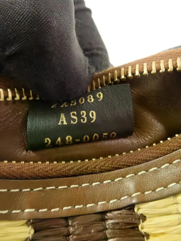 Fendi Nano Fendigraphy Raffia Handbag