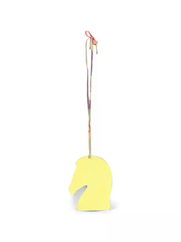 Hermès Samarkand Horse-head Bag Charm - Yellow