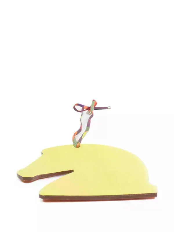 Hermès Samarkand Horse-head Bag Charm - Yellow